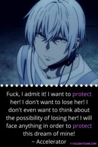 Accelerator's Quotes You Will Fall in Love With – 9 Tailed Kitsune