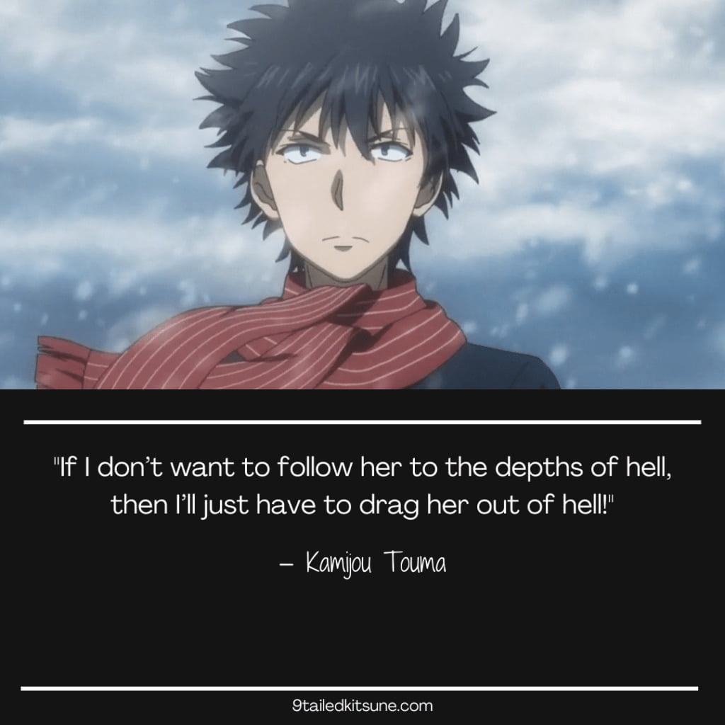 Top 15 Original Quotes From Toaru Kagaku No Railgun – 9 Tailed Kitsune
